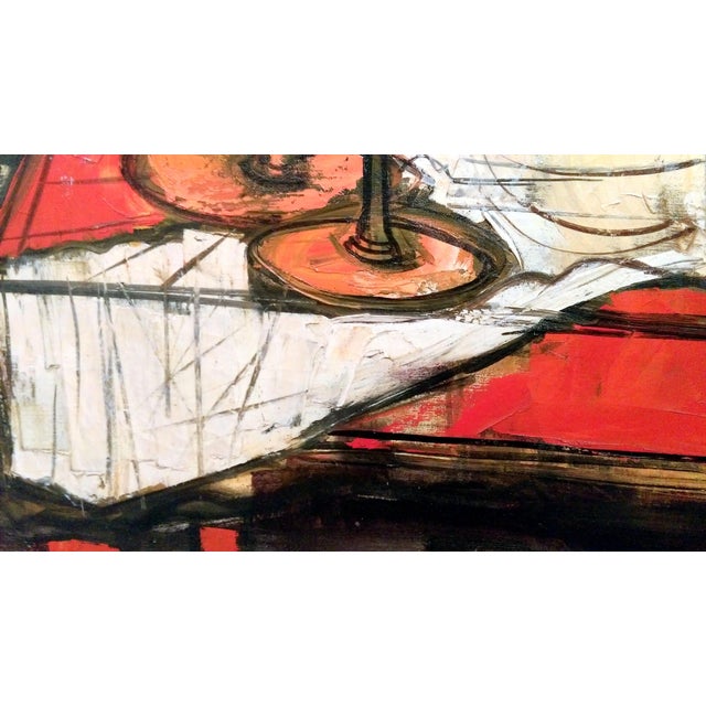 Mid 20th Century "Tabletop" Abstract Still Life Oil Painting by John ...