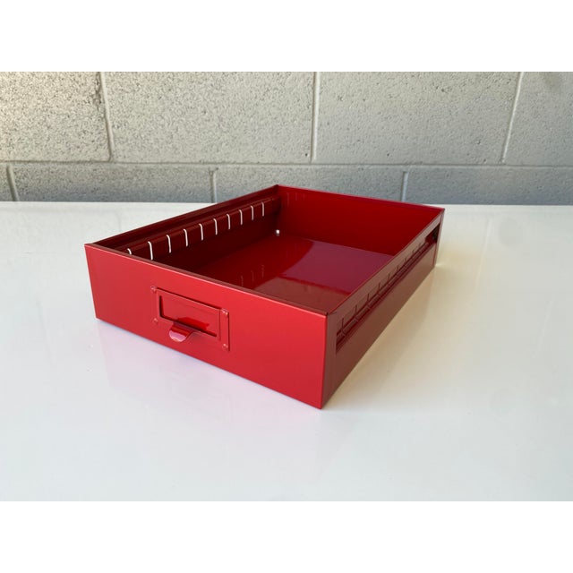 Mid Century Steel Drawer Insert, Repurposed as Organizer / Container ...