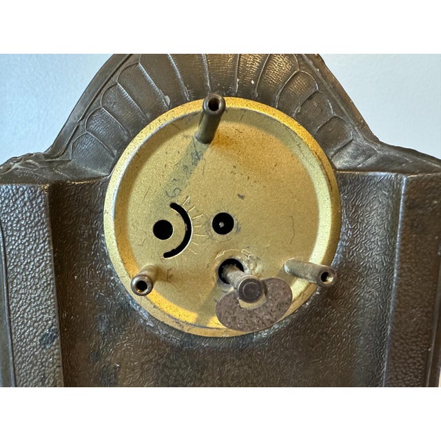 1940s Vintage Hollywood Regency Precista Cast Metal Putti Mantle Clock ...