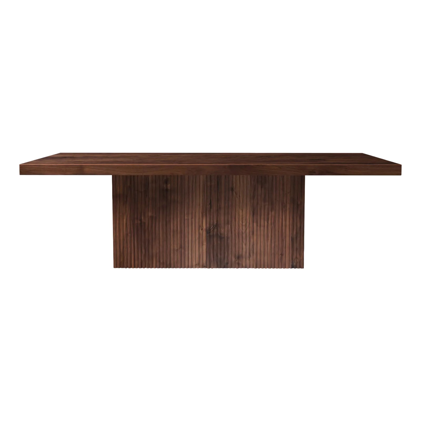 Westland Studio Hand Crafted Walnut Dining Table With Fluted Base ...