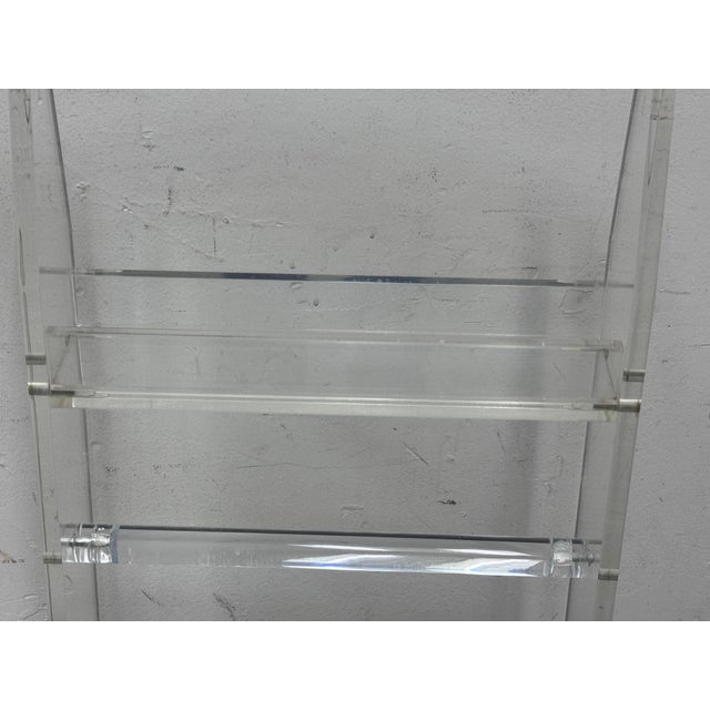 Vintage Lucite Valet Stand With Coat Hanger | Chairish