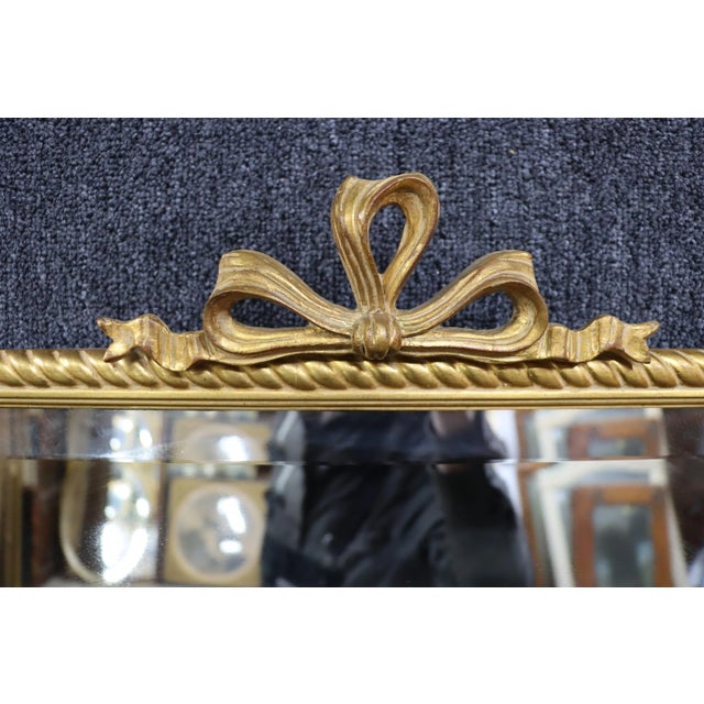 Gilded Ribbon Mirror | Chairish