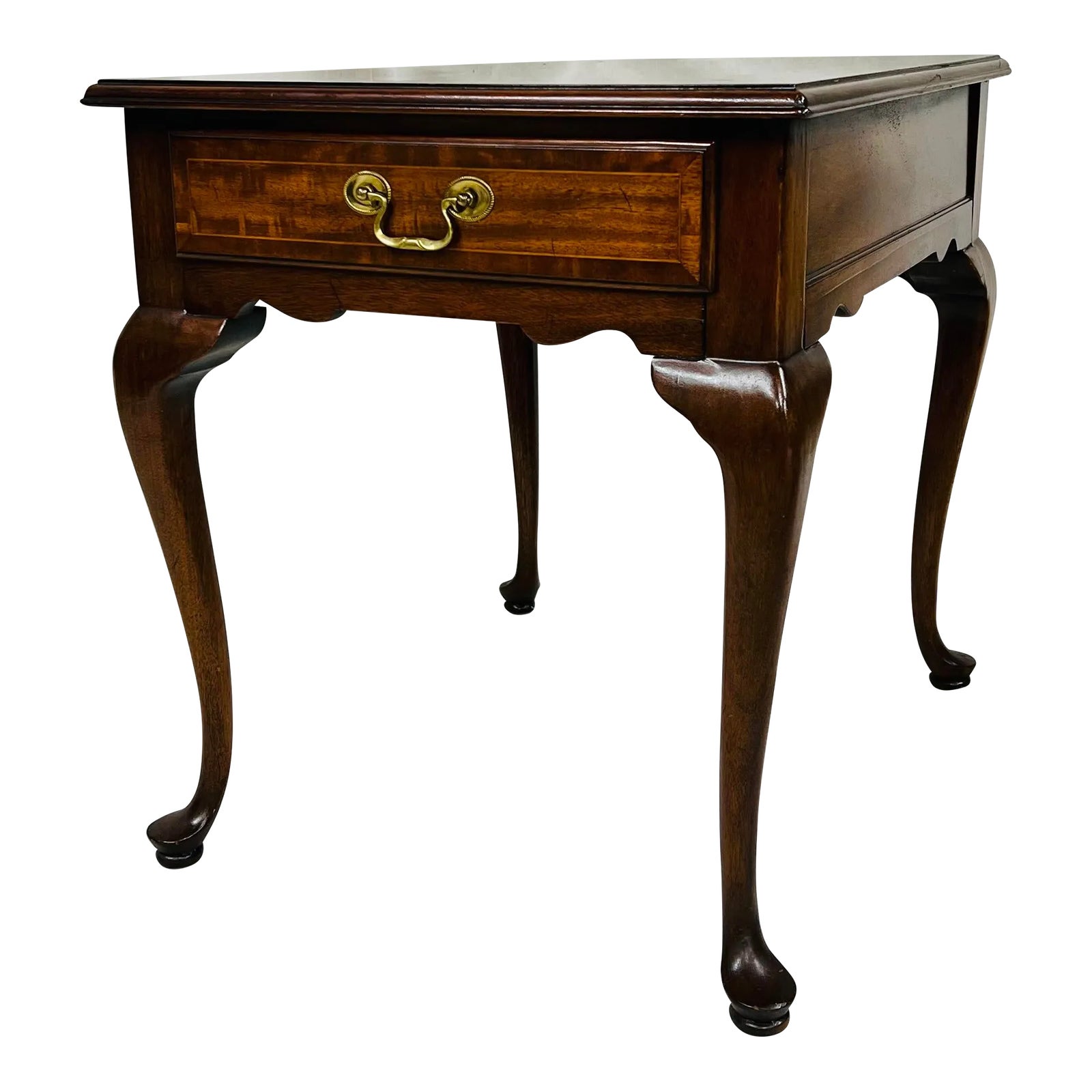 Councill Craftsman Mahogany One Drawer Side Table | Chairish