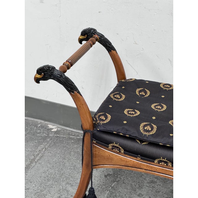 Empire Style + Eagle Heads + Claw Feet Bench | Chairish