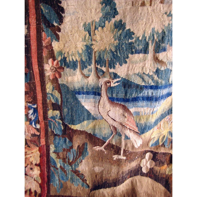 Aubusson Verdure Tapestry Birds and Cheery Trees Circa 17 Hundreds ...
