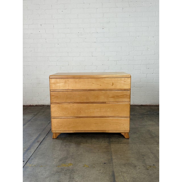 1960s Compact Chest of Drawers in Maple | Chairish