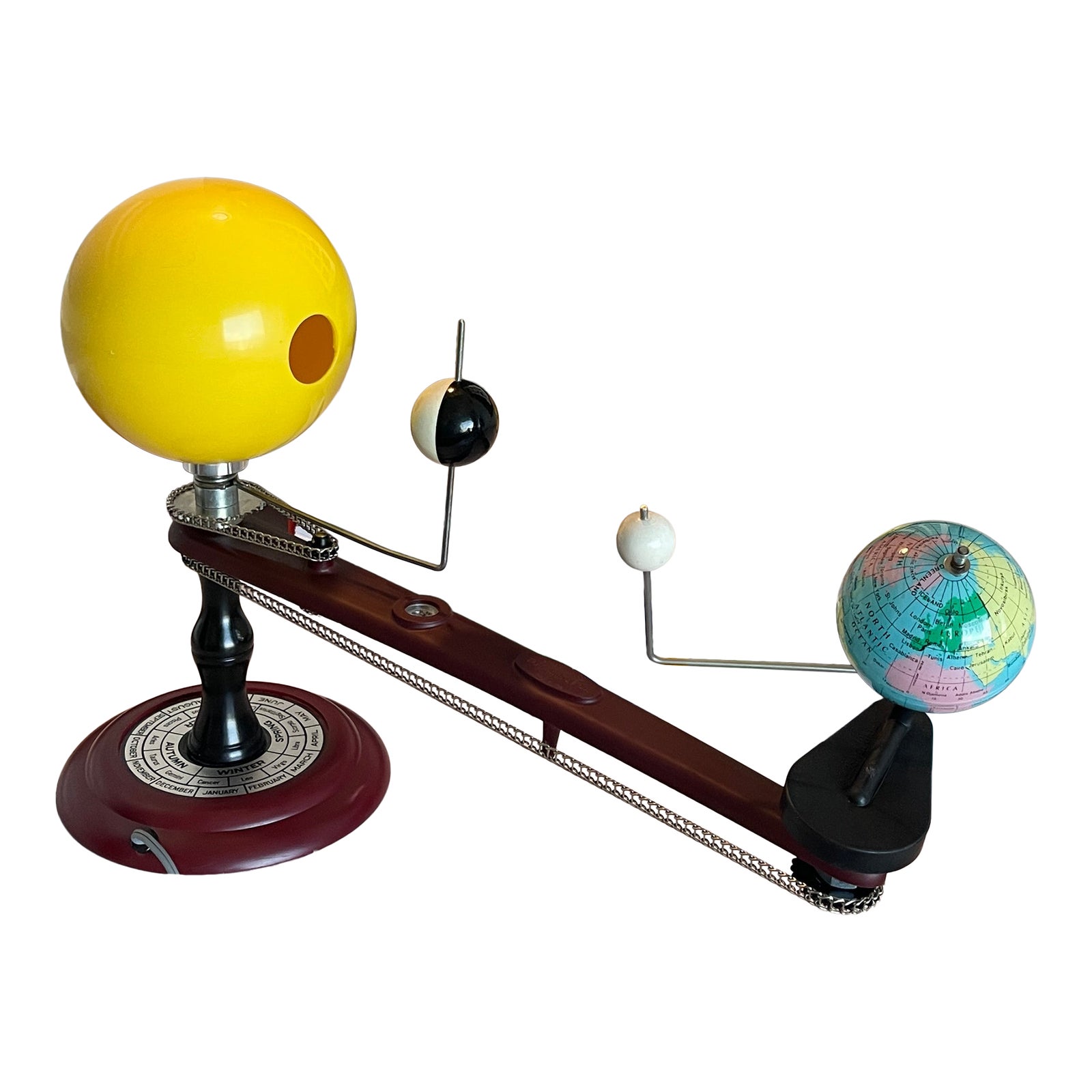 Vintage Trippensee Planetarium Solar System Model Lamp Space Age Midcentury | Chairish