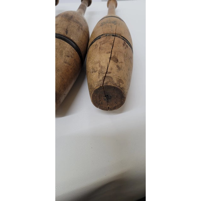 Early 20th Century Antique Folk Art Spalding Circus Juggler Bottles ...