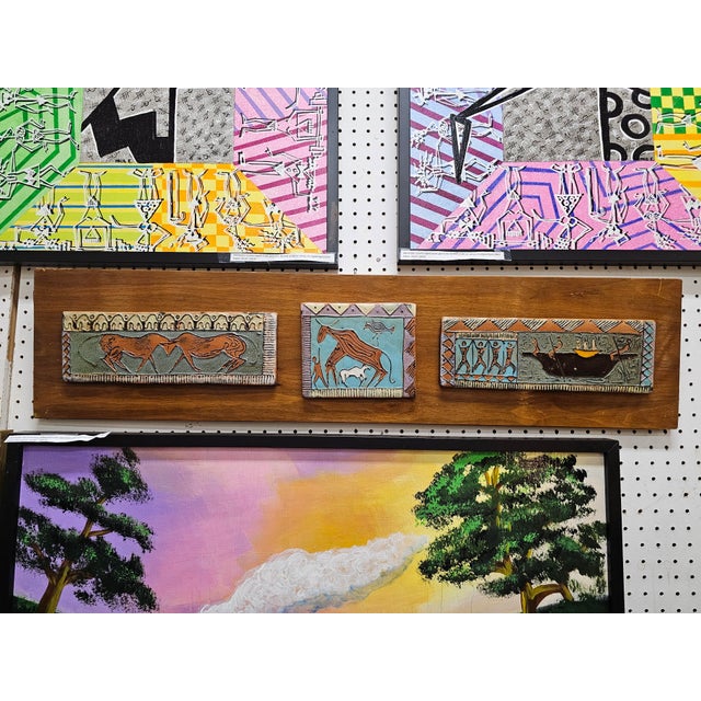 Mid Century Modern Harris Strong Studio Designs 3 Ceramic Art Tiles ...