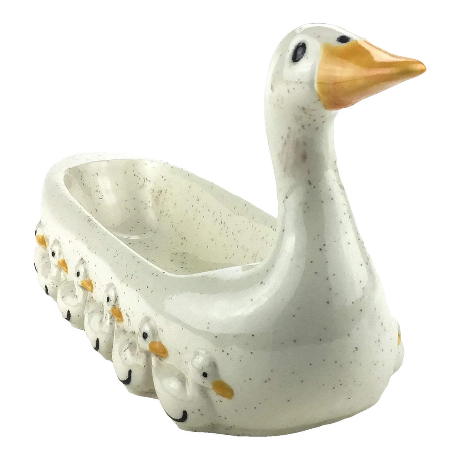 Vintage Ceramic Artisan Made Duck Condiment or Trinket Container | Chairish