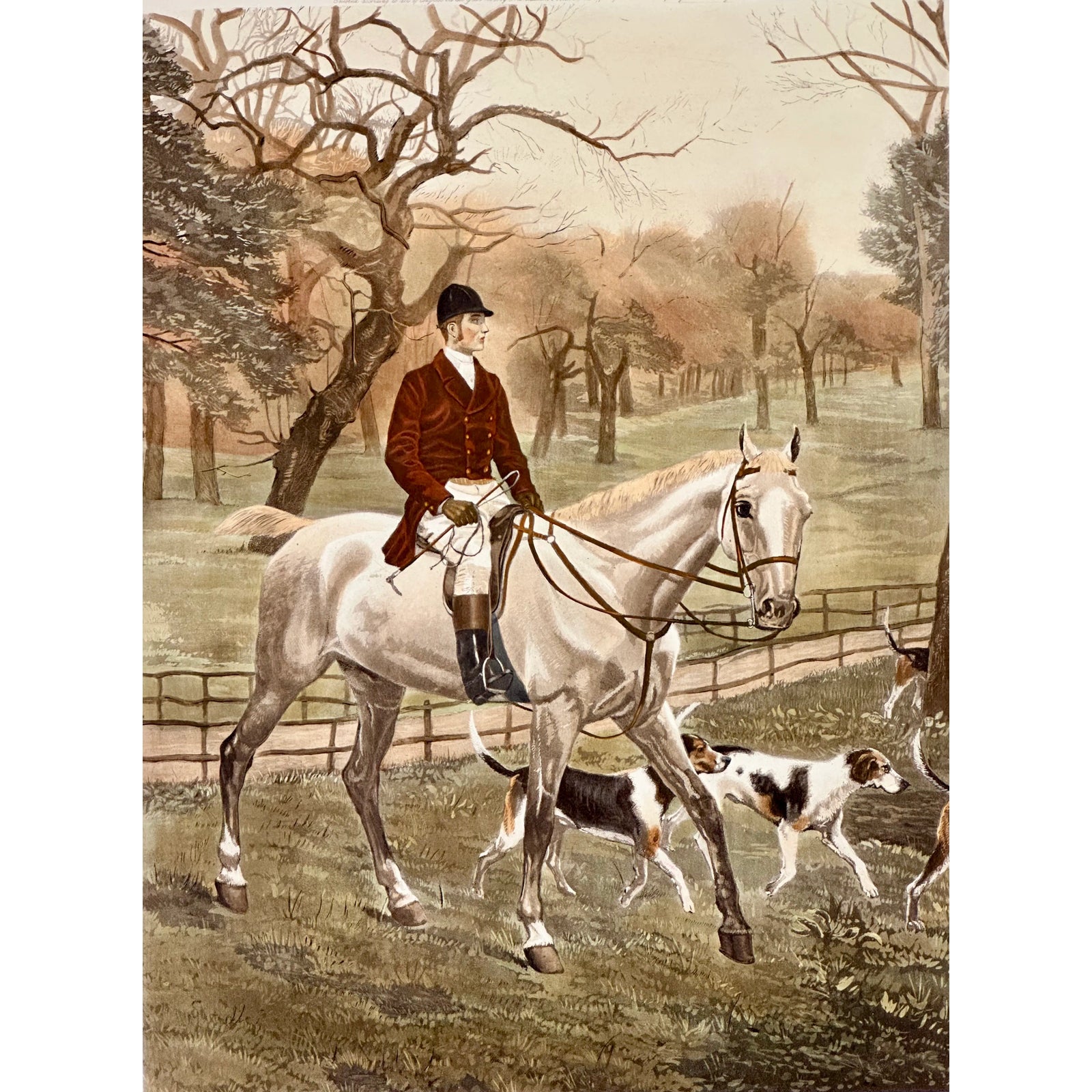 Going to the Meet by Wallace Hester, 1893 (Unframed) | Chairish
