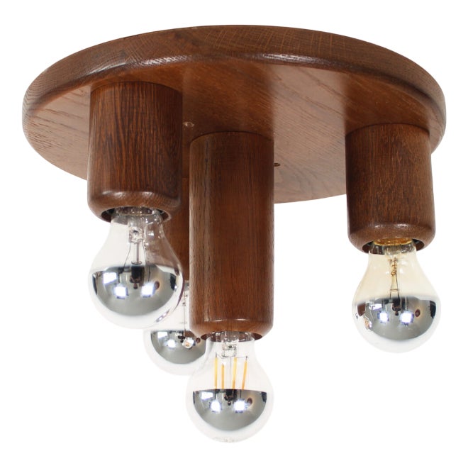 Vintage Japandi Style Ceiling Light, 1970s | Chairish