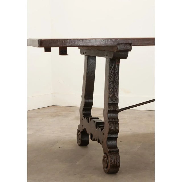 Spanish Oak Extending Dining Table | Chairish