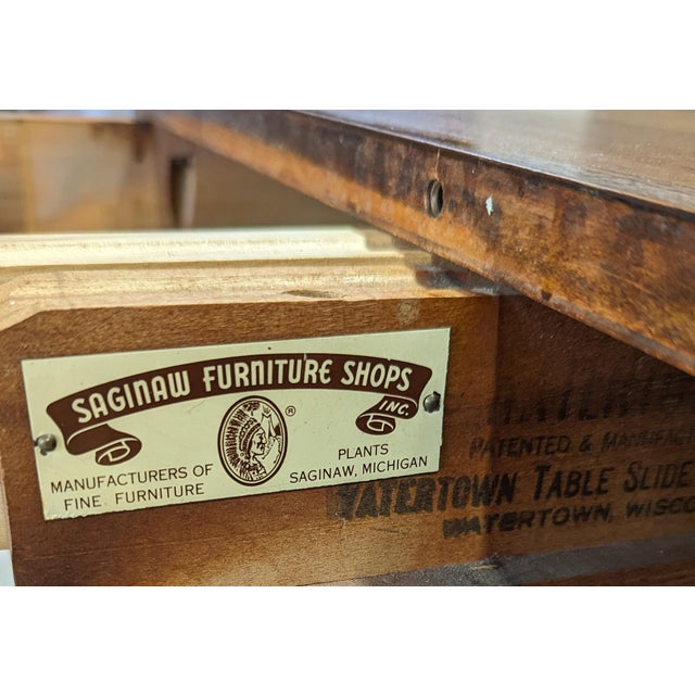 1950's Saginaw Expandable Buffet Table | Chairish