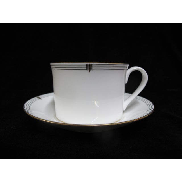 Spode Gold Gilt Art Deco Opera Pattern Fine Bone China 5pc Dinner Plate ...