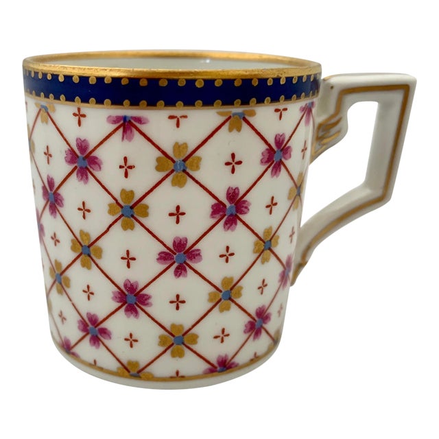 Richard Ginori Antique Italian Porcelain Demitasse Coffee Cup | Chairish