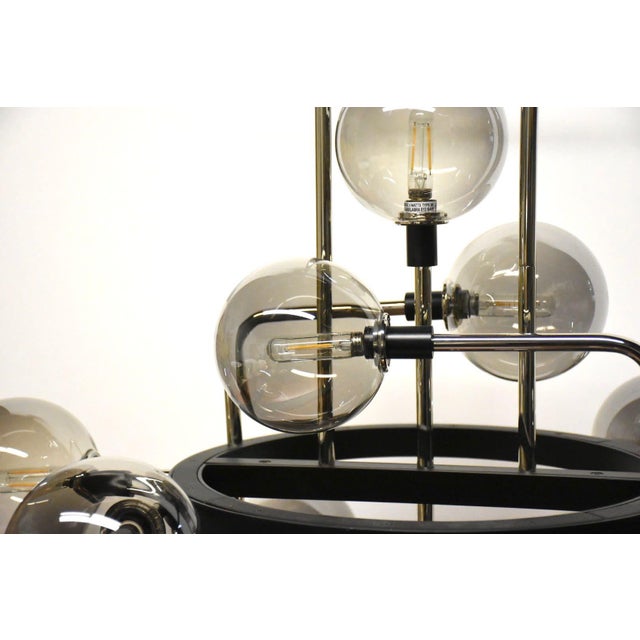 Viaggio Chrome and Glass Chandelier by Tech Lighting | Chairish