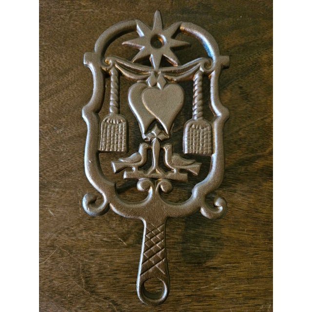 Vintage Cast Iron Wilton Trivet | Chairish