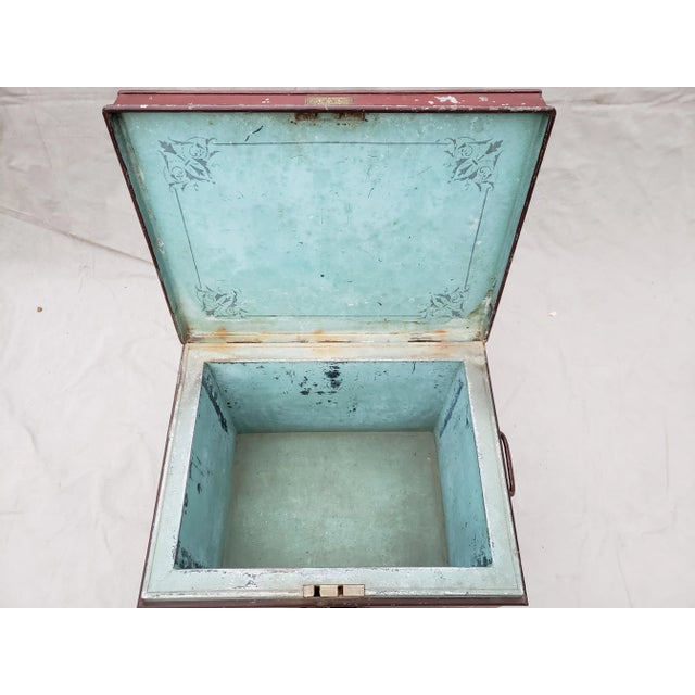 Antique (1849) English Safe Box "Milner's Portable Fire Resist Patent ...