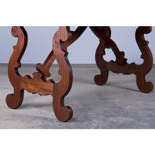 Spanish Baroque Style Walnut Writing Desk | Chairish