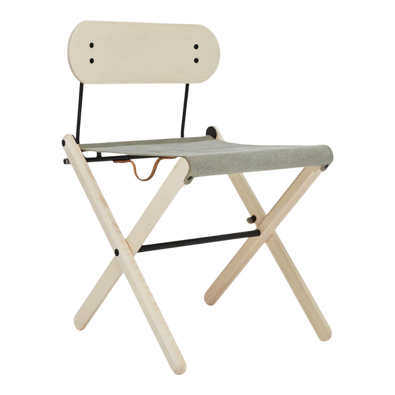 Light Ash Departo Folding Chair | Chairish