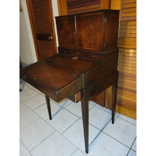 Early 20th Century Henry Ford Edison Institute Mahogany Campaign Desk ...