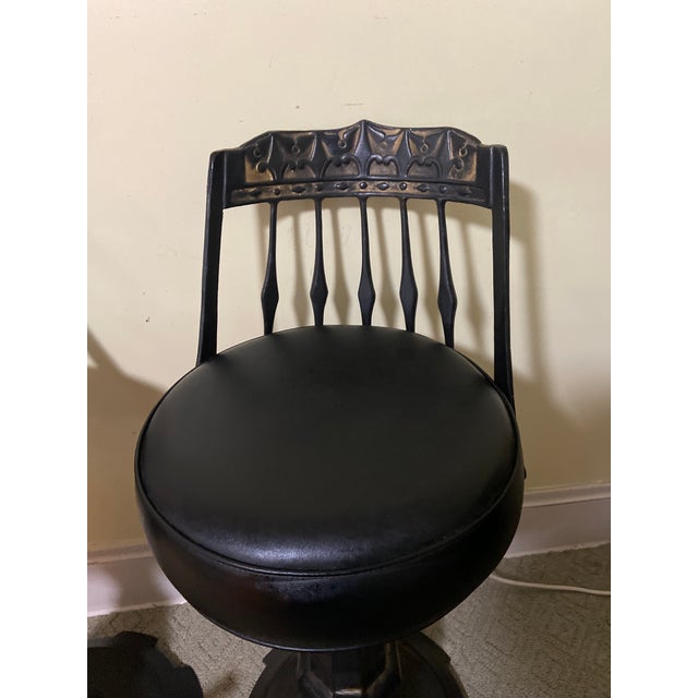 Vintage Cast Iron Aluminum Swivel Bar Stool A Pair Chairish