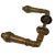 Late 19th Century French Bronze Lever Handle Door Knobs - Set of 2 ...