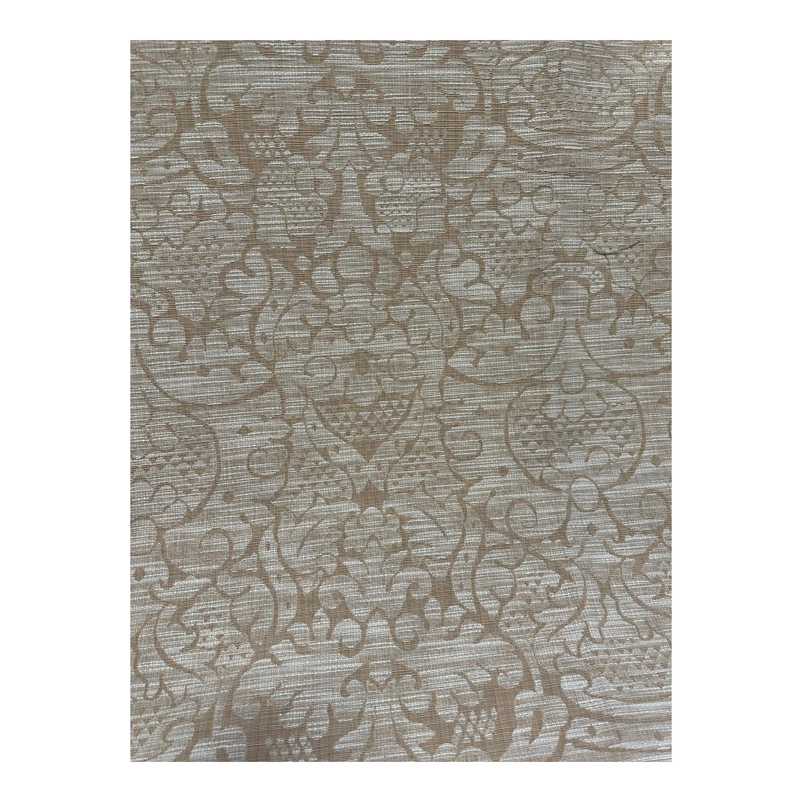 Ralph Lauren Beige Damask Fabric- 4 Yards | Chairish
