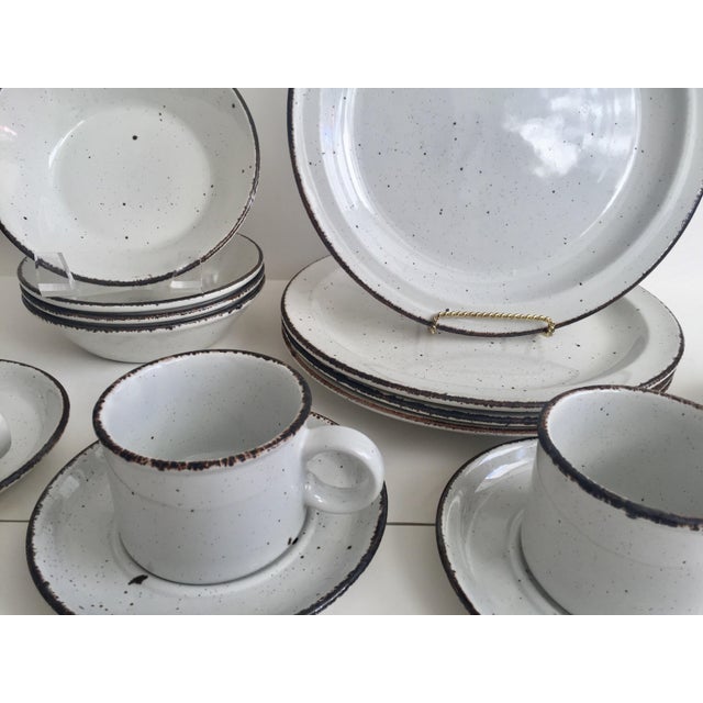 English Stonehenge Midwinter Dinnerware - Set of 4 | Chairish