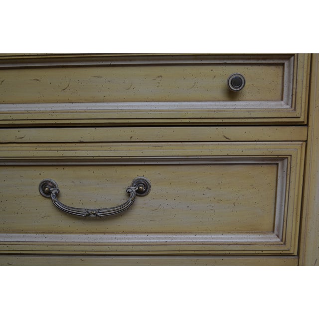 1950s Attributed to Basic Witz Yellow French Provincial Long Low 6 ...