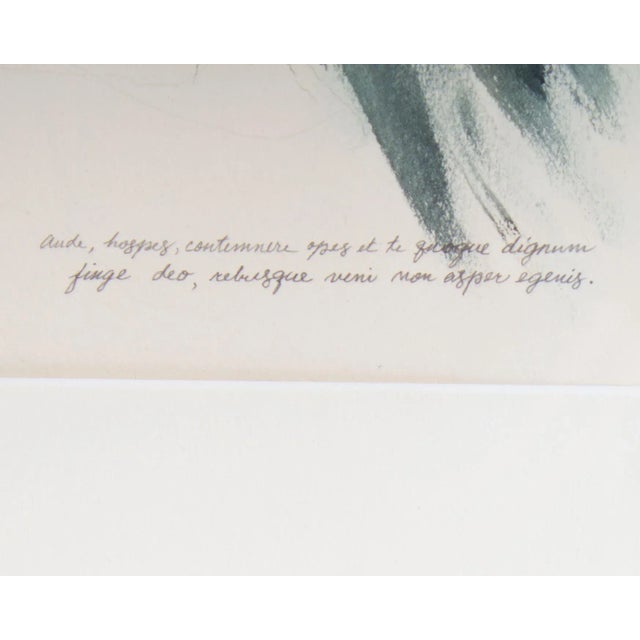 1975 Watercolor and Graphite Painting Signed by Gerald G. Boyce | Chairish