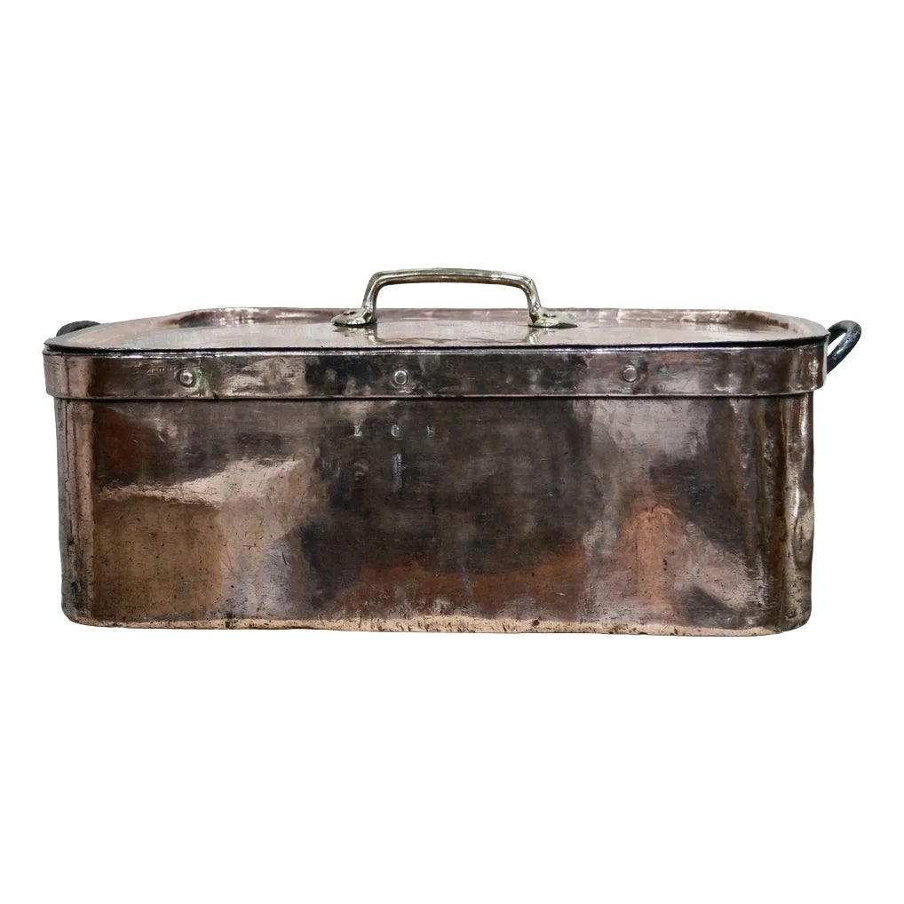 Victorian Copper Braising Pan Brais by Michel Van Neuss, 1901 | Chairish