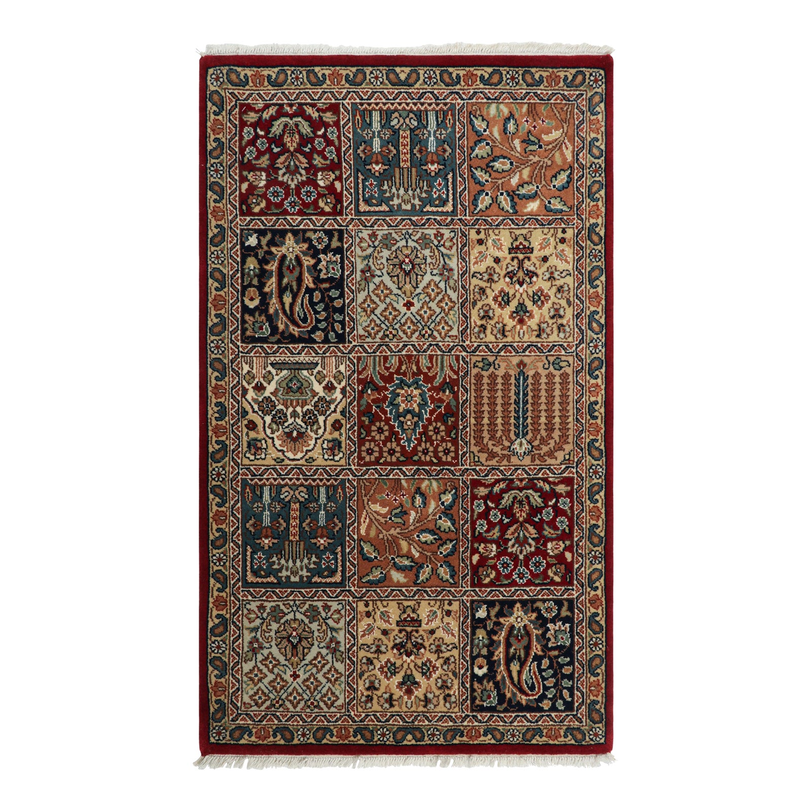 Rug & Kilim’s Contemporary Chain Stitch Rug With Polychromatic Garden ...