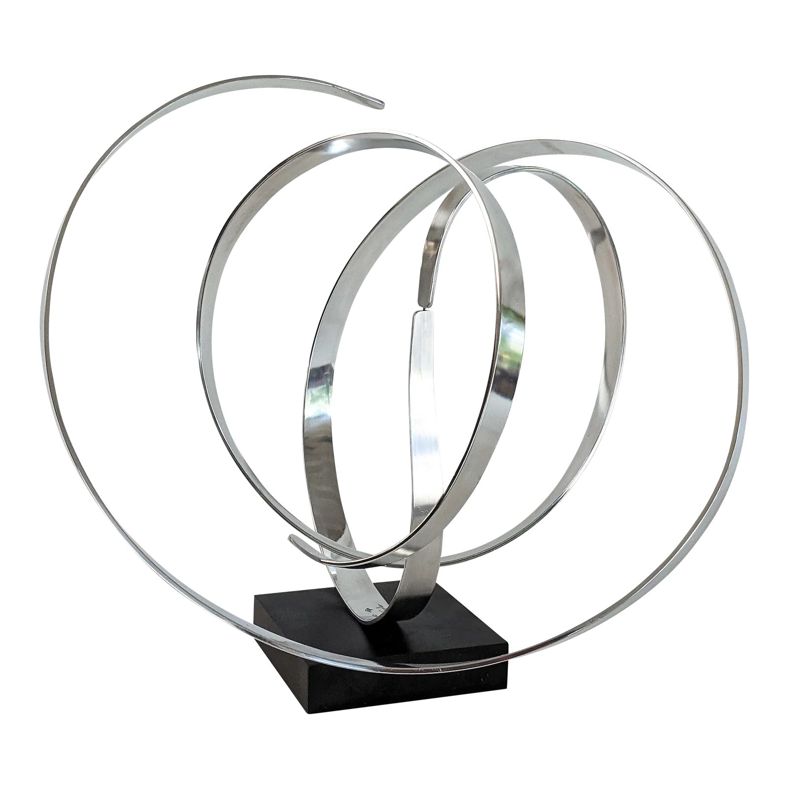 Charles Taylor Modernist Aluminium Kinetic Table Sculpture Signed ...