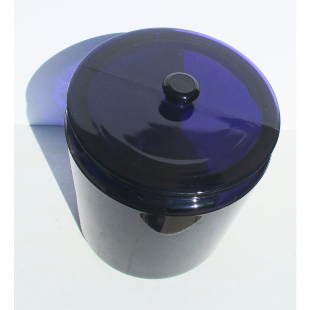 Big Purple Glass Utility Kitchen Jar 12.5"tall. | Chairish