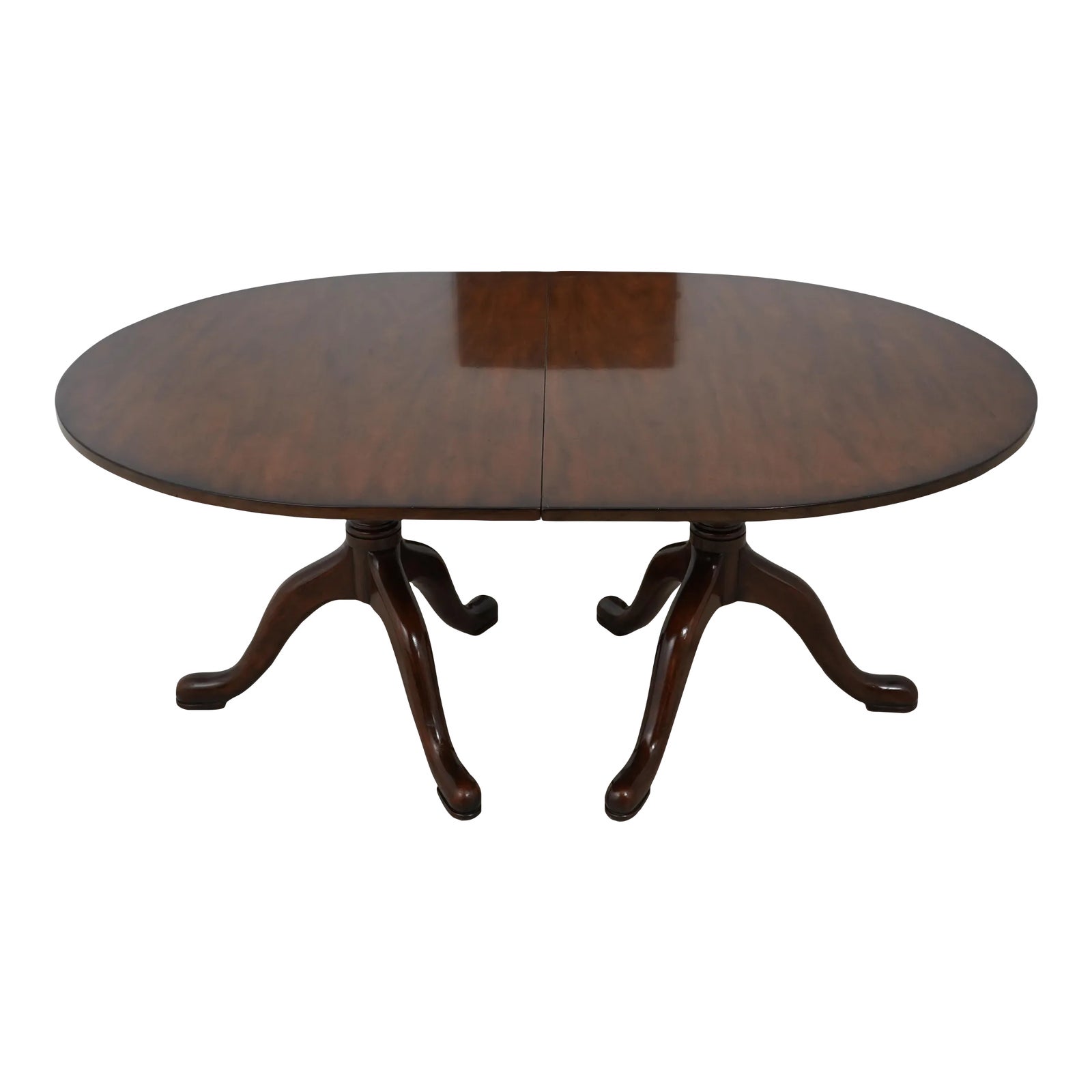 Kittinger Cw-66 Colonial Williamsburg Mahogany Dining Room Table | Chairish