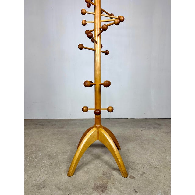 1970’s Scandinavian Style Double Helix Hat & Coat Tree | Chairish
