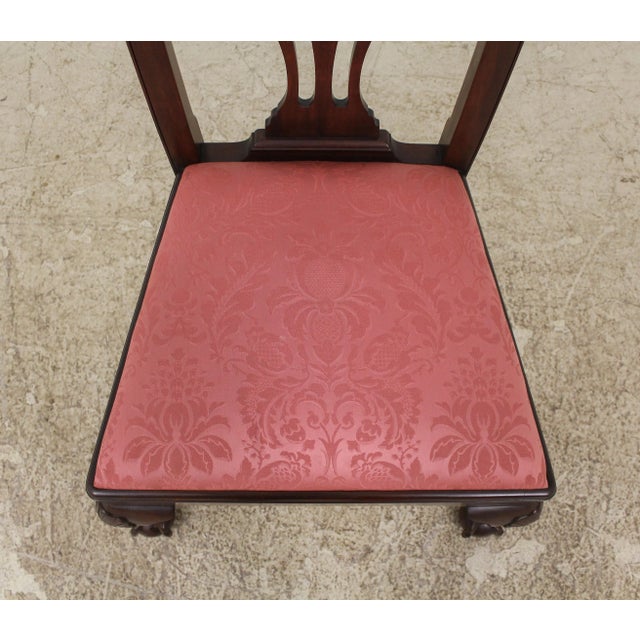 Set of 8 Henkel Harris Model 112 Clawfoot Mahogany Dining Room Chairs ...