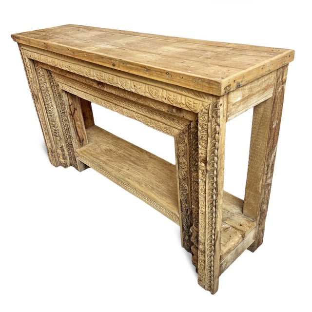 Salvaged Architectural Console Table | Chairish