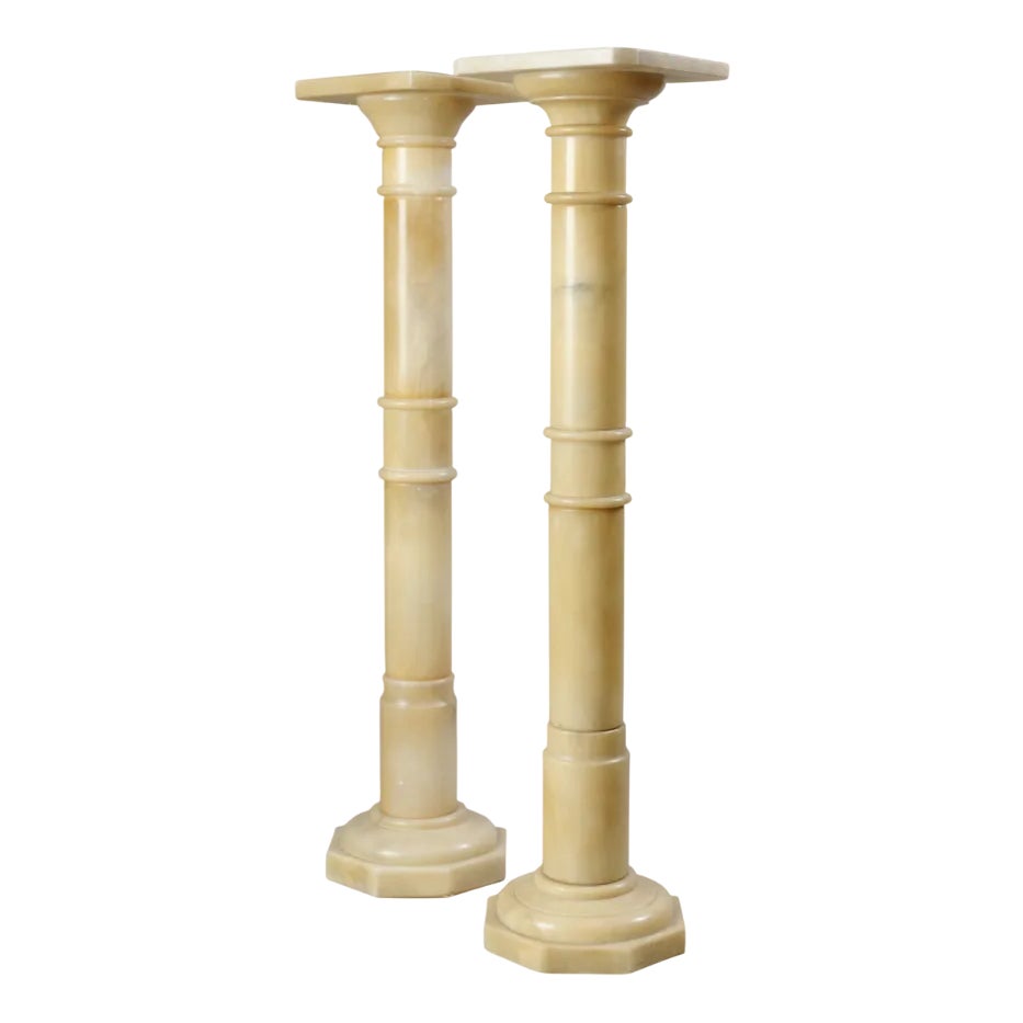 Onyx Columns, 1960s, Set of 2 | Chairish