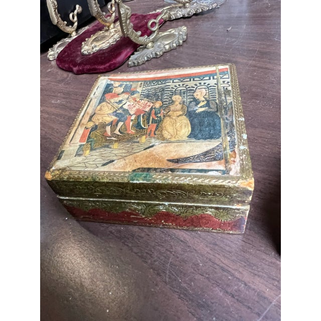 1970s Florentine Italian Pair of Gilded Boxes | Chairish