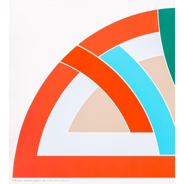 Frank Stella Protractor VI Serigraph Poster, 1968 | Chairish