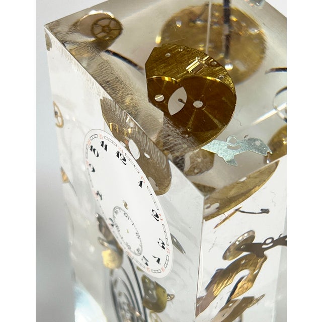 Vintage Pierre Giraudon Lucite Encased Exploded Pocket Watch ...