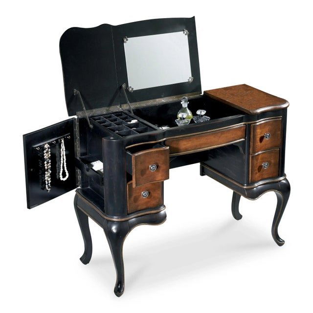 Charlotte Café Noir Vanity, Multi-Color | Chairish