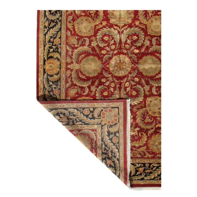 Pasargad Indo Agra New Zealand Wool Rug - 12′ ×17′10" | Chairish