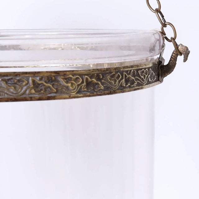 Antique Smoke Bell Light Fixture | Chairish