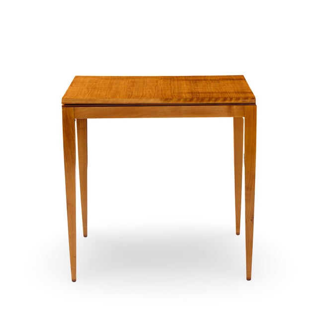 Gio Ponti for Singer & Son Mid Century Teak and Brass Flip Top ...