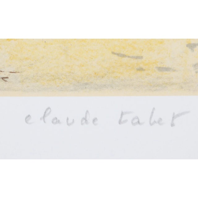 Claude Tabet - City Canal Lithograph | Chairish