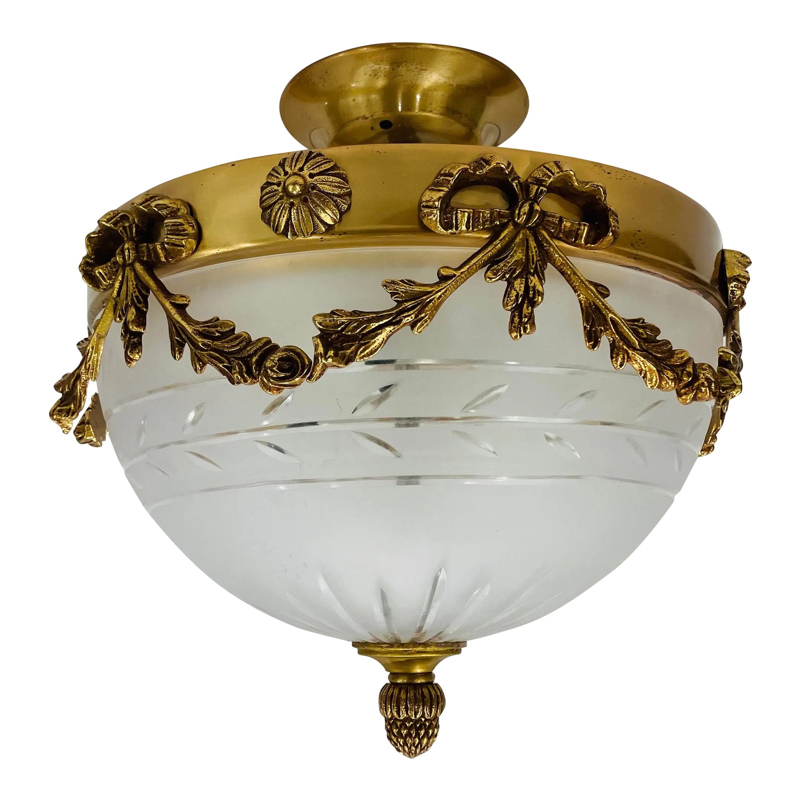 1990s Ceiling Light Fixture | Chairish